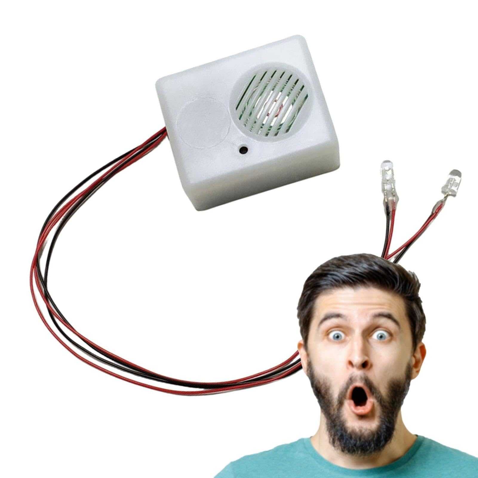 Amazon.com: 2XHalloween Sound Sensor with LED Lights, Halloween Horror ...