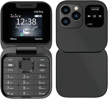 Amazon.com: SoirFanTlio I16 Pro Mini Flip Phone, 1.77 Inch HD Display ...