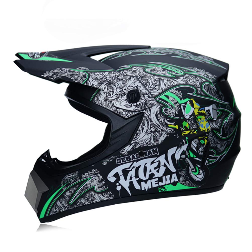 Buy Motocross Helmets for Men Motorcycle Helmet Off Road Motorbike Full ...