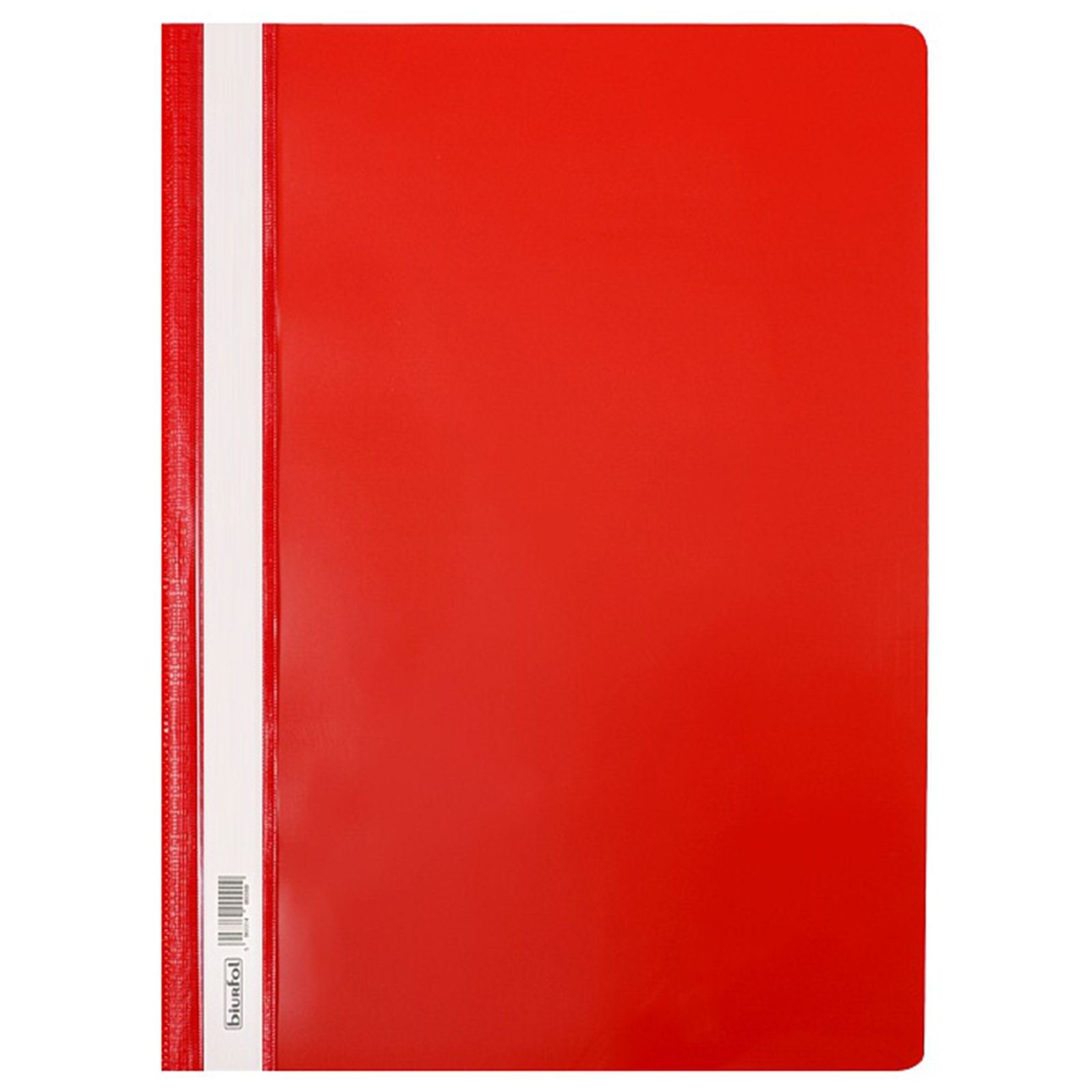 OFFICE CENTRE 40 x Red Clear Cover A4 Presentation Project Folders Hard ...