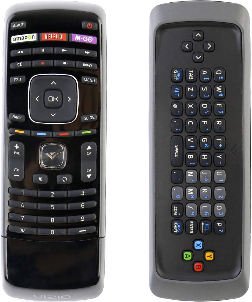 Amazon.com: XRT301 Qwerty Keyboard Replace Remote Control fit for VIZIO ...