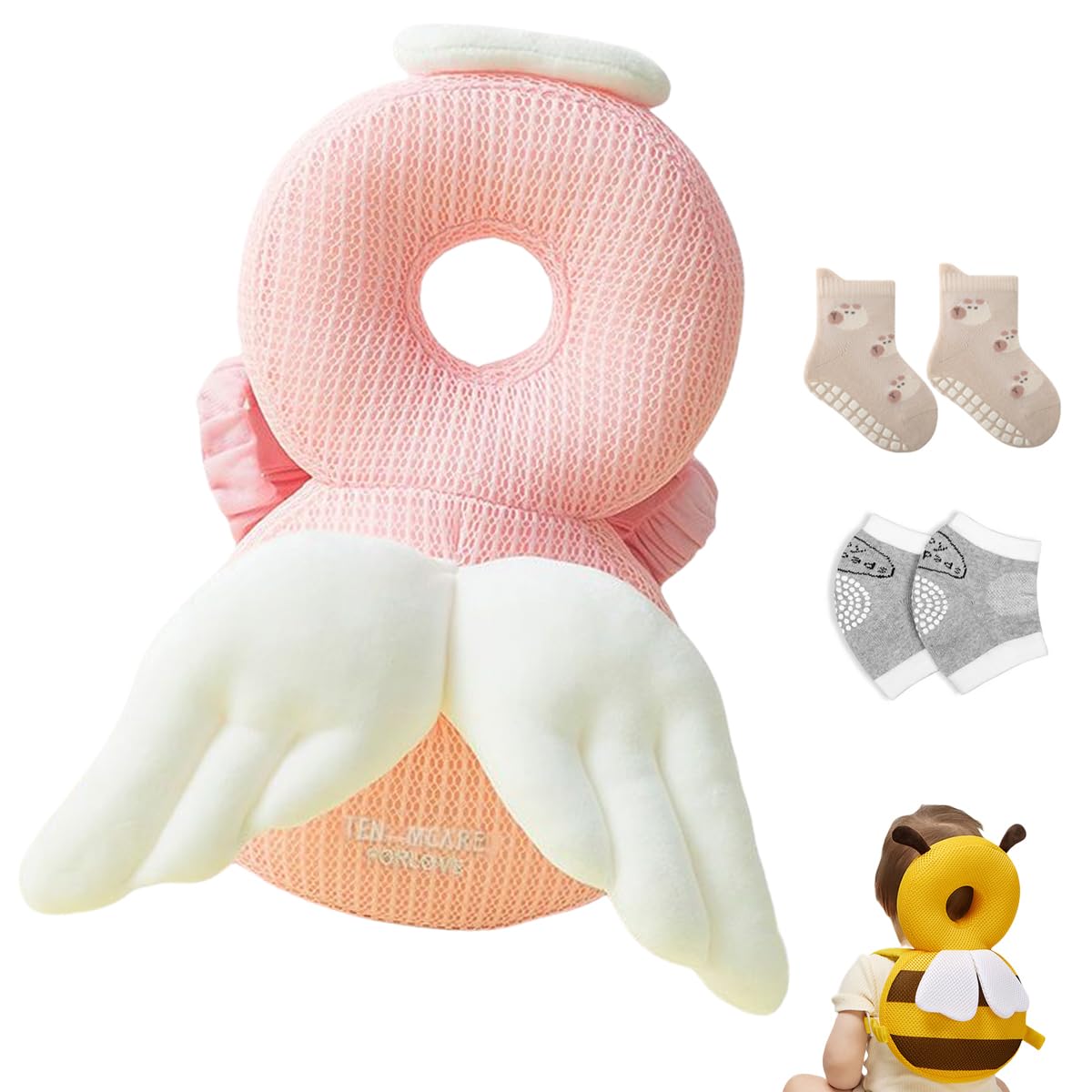 Amazon.com : Baby Head Protection Backpack Fall Back Head Protector ...