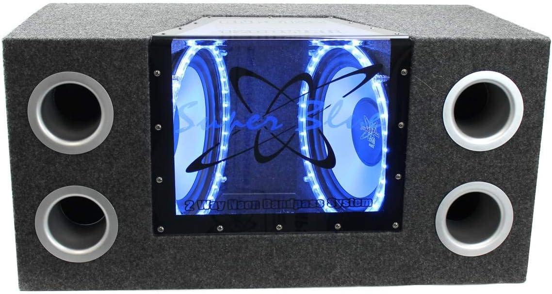 Amazon.com: Pyramid 1000W Dual Bandpass Speaker System - Car Audio ...