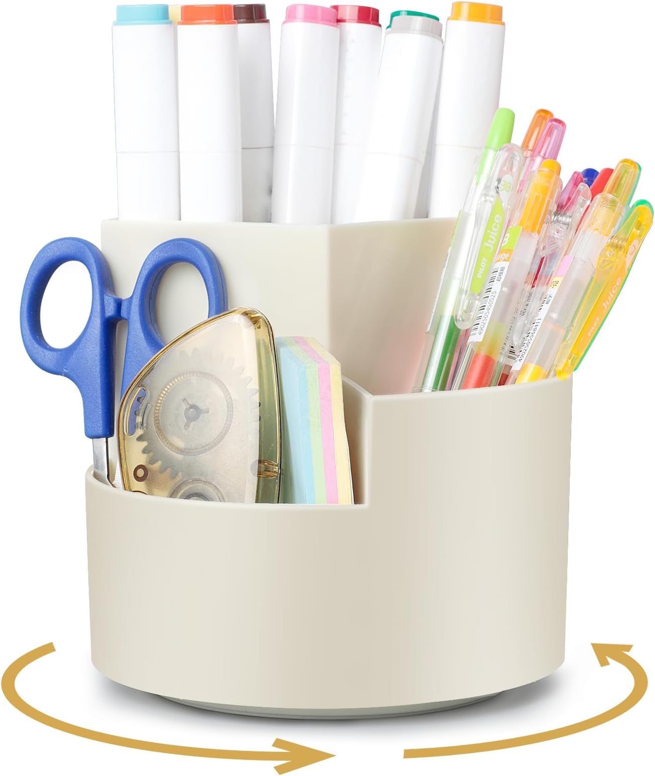 AiQInu Organizador Escritorio, Portalápices Giratorio, Portalapices Con ...