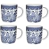 Churchill Blue Willow Mugs 11 oz, Set Of 4 : Amazon.co.uk: Home & Kitchen