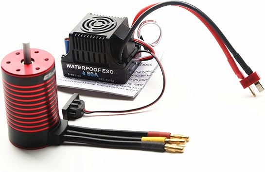 Amazon.com: HUIOP 3660 Brushless Motor, Waterproof 3660 Brushless Motor ...