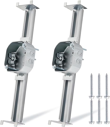 Amazon.com: Tandefio 2 Pcs Adjustable Ceiling Fan Bracket Ceiling ...