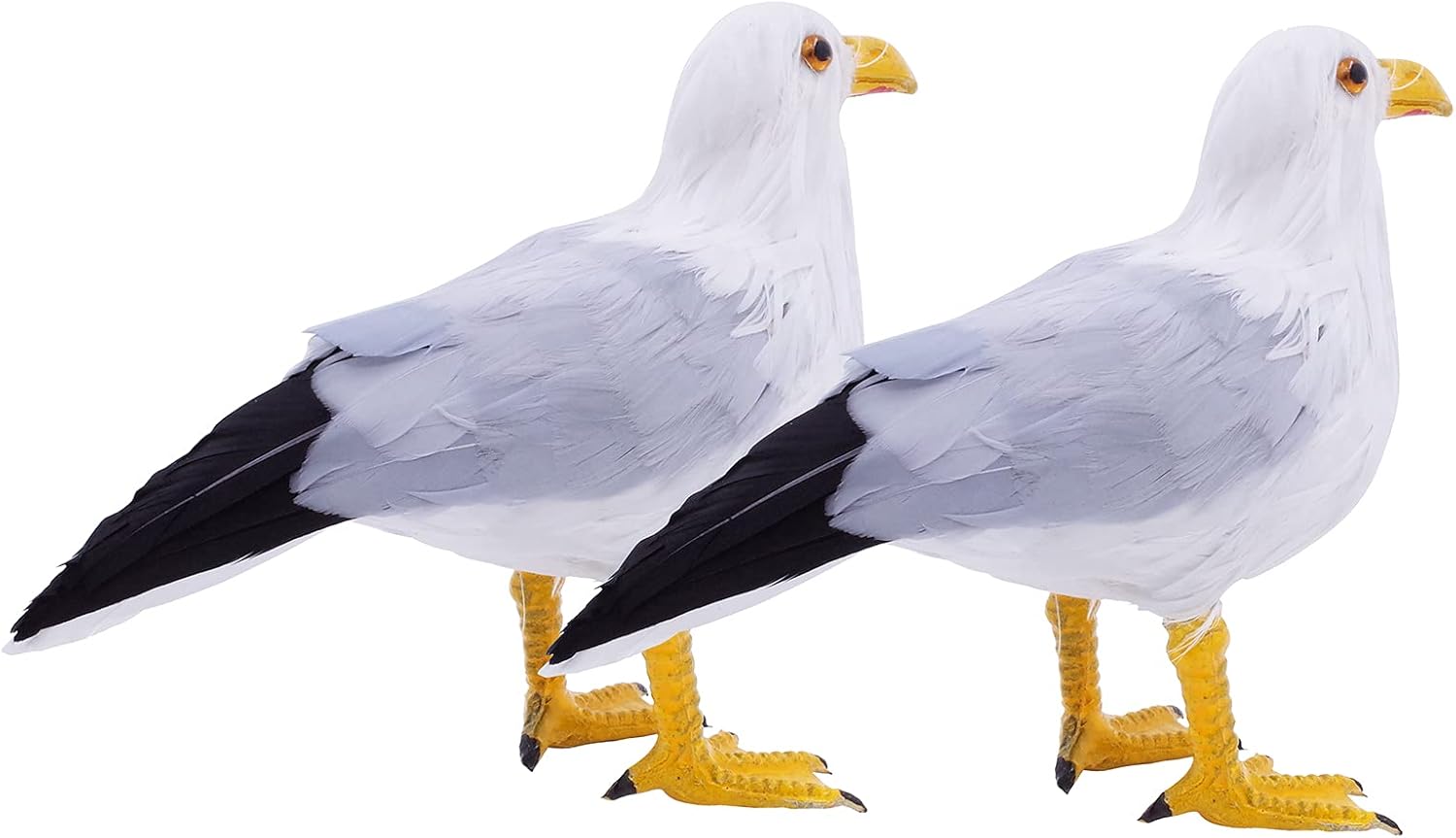 Amazon.com: Etistta 2PCS Realistic Seagull Life Like Feathered Sea Gull ...