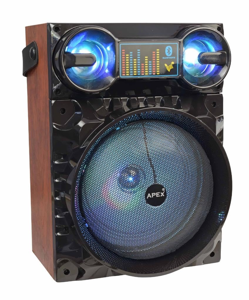 ortek Bluetooth 5.0 Portable Speaker with 40W RMS, TWS, Wired Mic, RGB ...