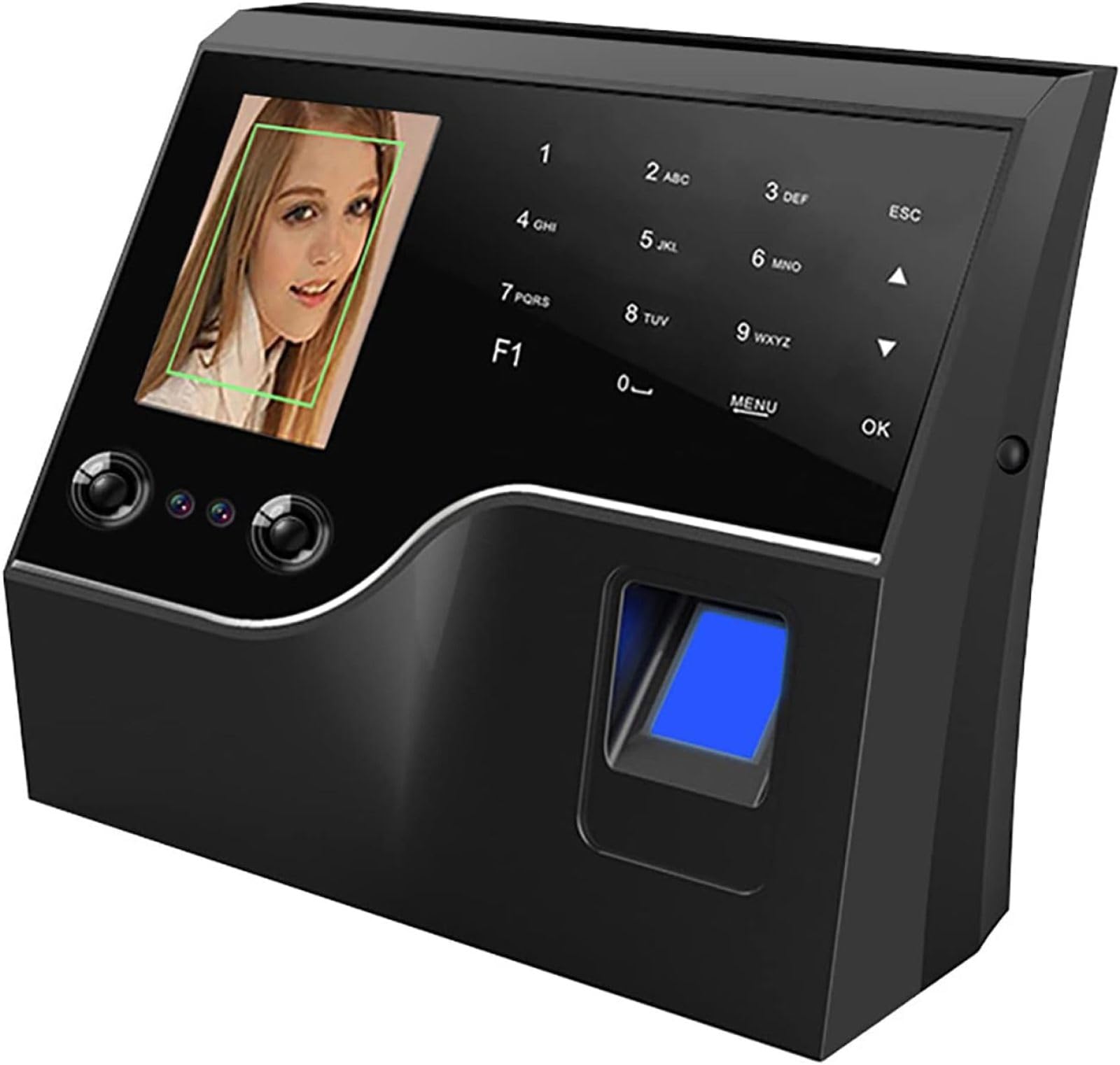 Amazon.com: BAWHO Fingerprint Time Clock, Face Recognition Time ...