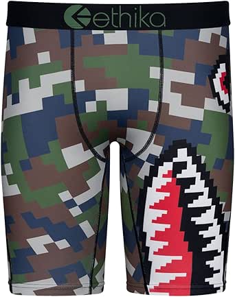 Ethika Bomber Digi Staple Boxer Briefs at Amazon Men’s Clothing store