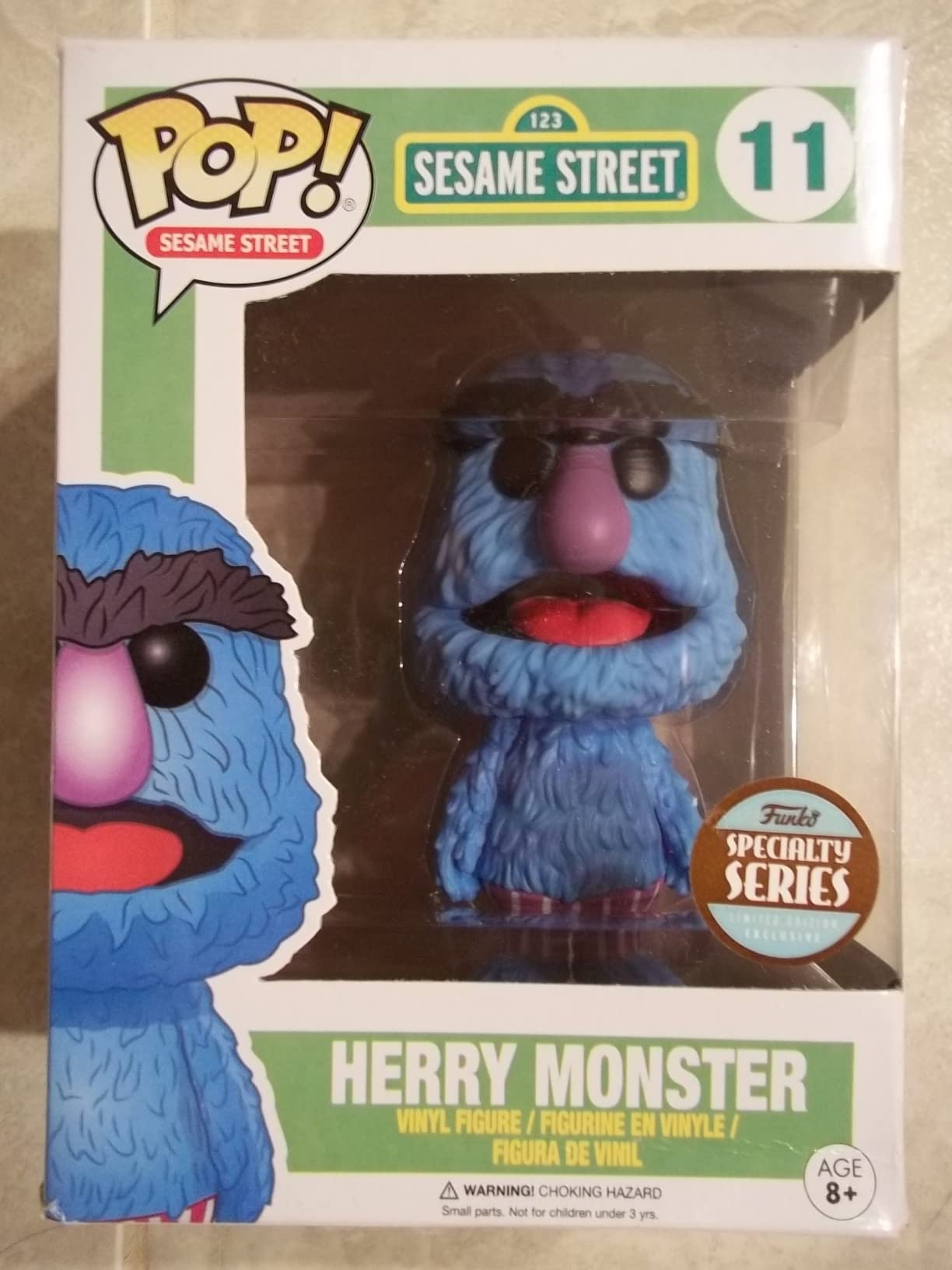 Amazon.com: Funko POP! Sesame Street: Herry Monster : Funko Pop! Sesame ...