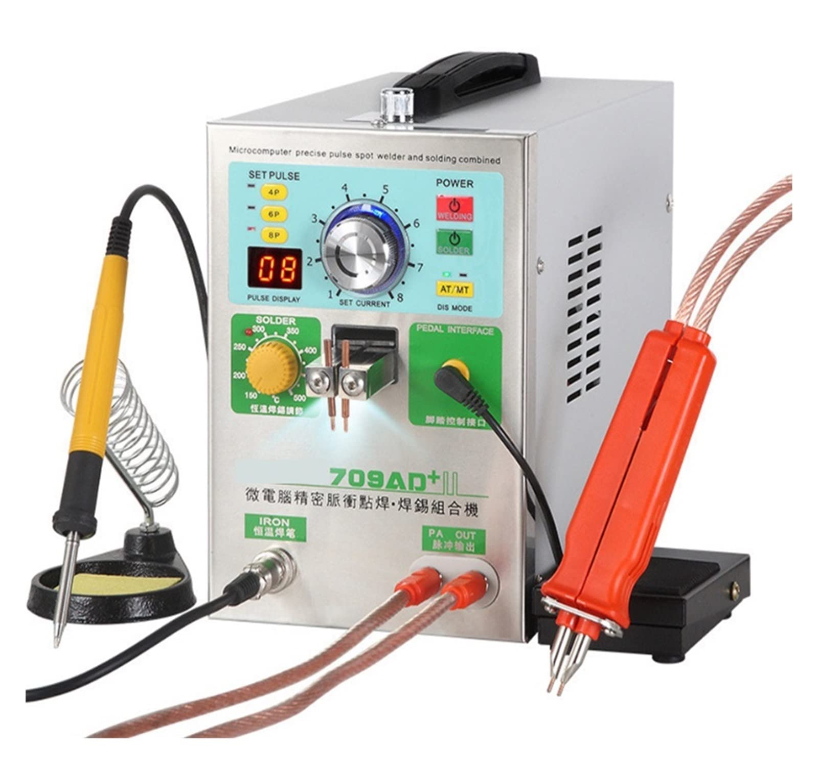 Buy Mini Welder 709AD+ Lithium Battery Spot Welding Machine 4 in 1 ...