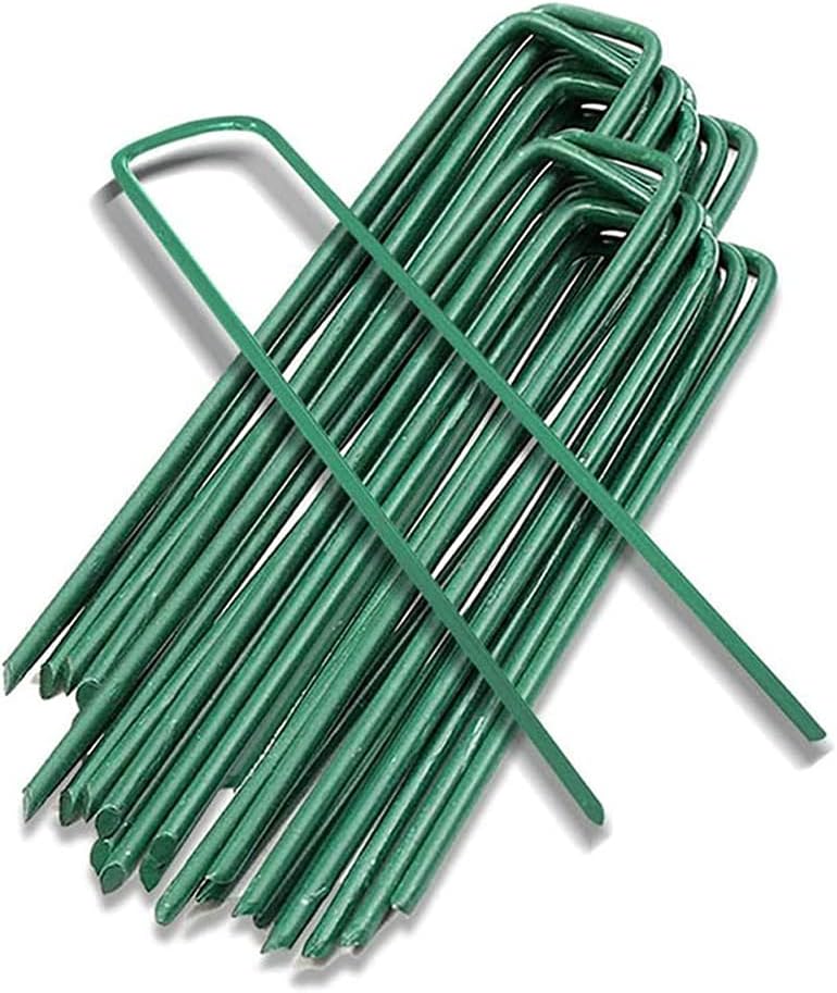 Amazon.com : Yeasing Garden Pegs Pins Ground Stakes Staples Spikes U ...
