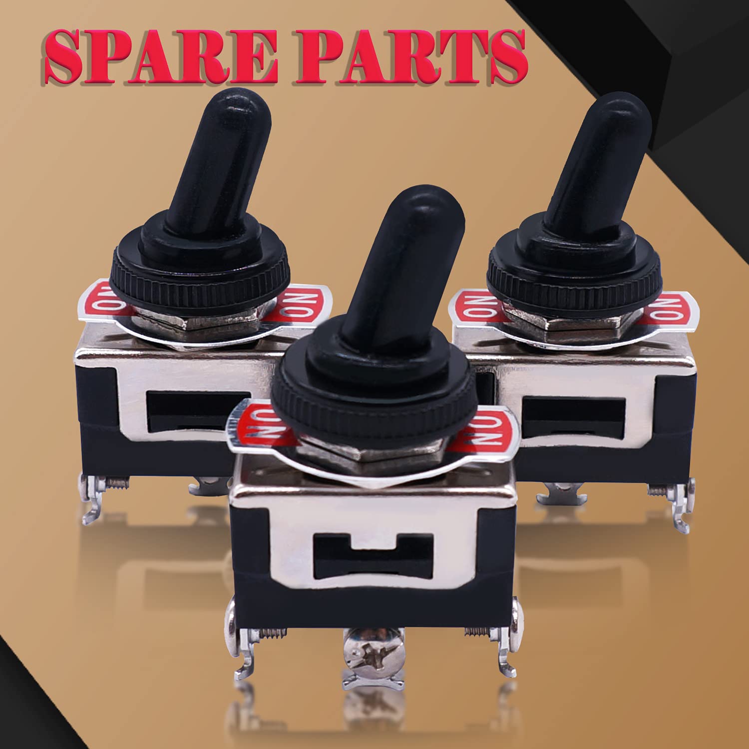 Snapklik.com : Twidec/3Pcs Heavy Duty Rocker Toggle Switch 16A 250V AC ...