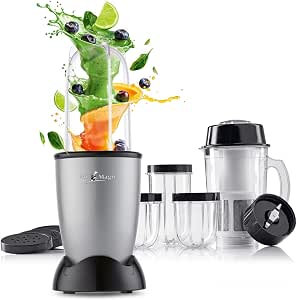 GOURMETmaxx Mr. Magic Blender | Smoothie Maker con confezione di ...