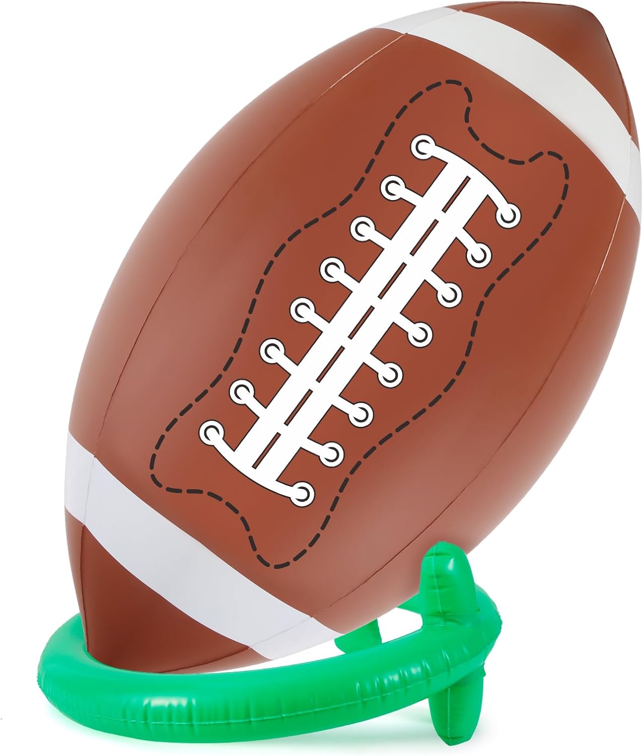 Amazon.com: UJG Giant Jumbo Inflatable Football with Tee Set for Party ...