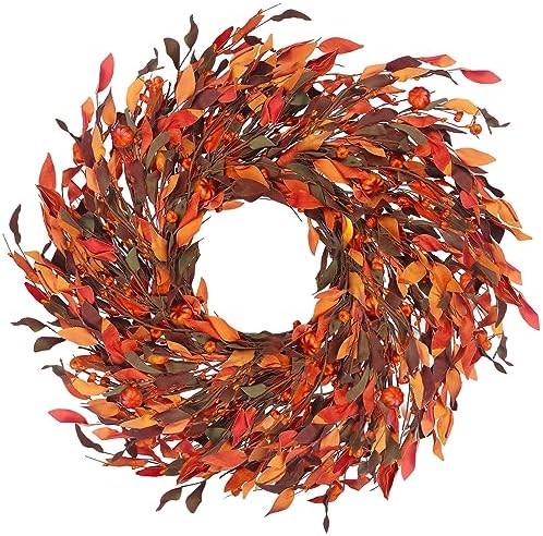 Amazon.com: Soomeir Fall Wreath for Front Door, Autumn Maple Leaves ...