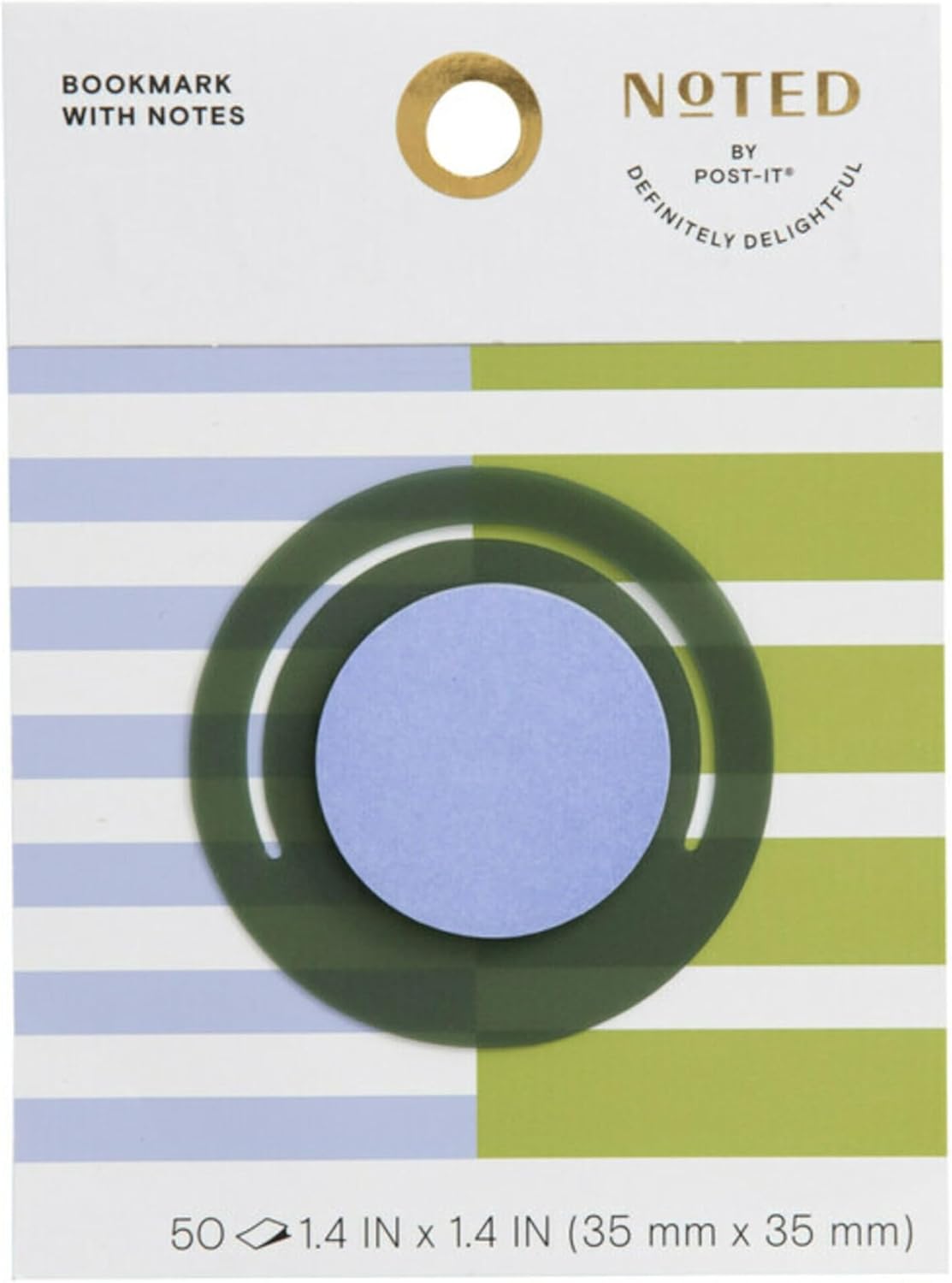 Amazon.com : Noted by Post-it® Bookmark Notes, 1-716"H x 1-7/16"W x 1/4 ...