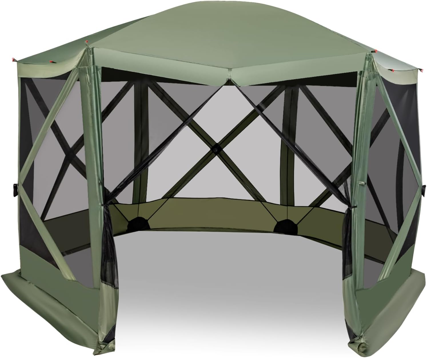 Amazon.com : Tangkula 11.5x11.5 Ft Pop Up Gazebo with Netting, Portable ...