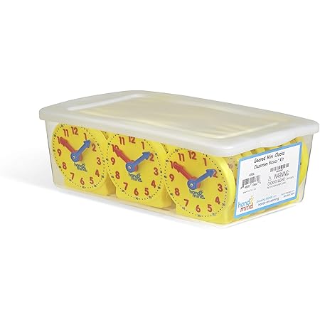 Amazon.com: Learning Resources Classroom Clock Kit -25 Pieces, Ages 5 ...