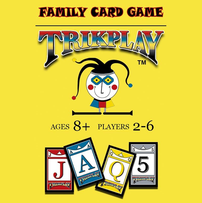 Amazon.com: TrikPlay Family Card Game: Fun, Easy, Fast-Paced Activity ...