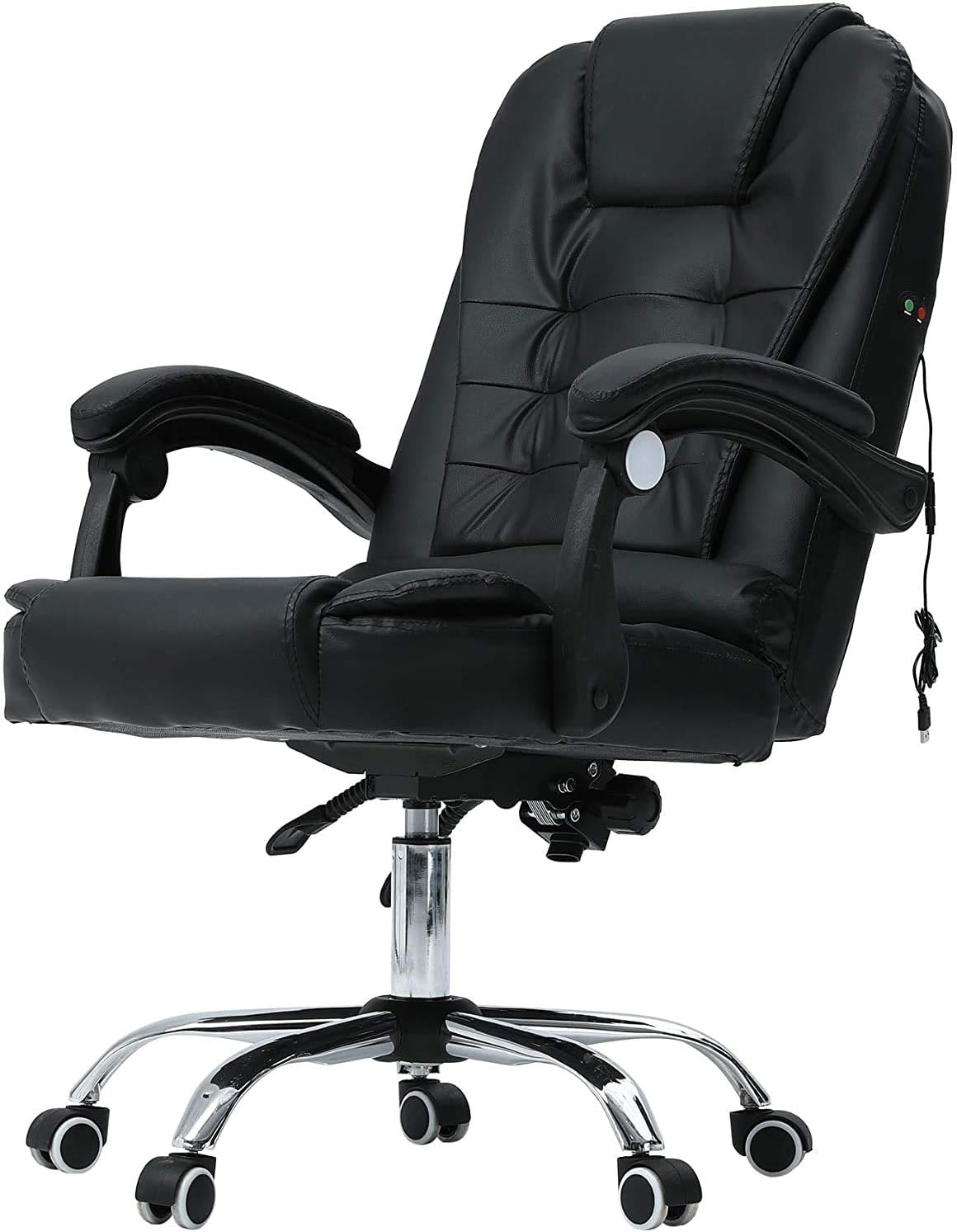 CO-Z Sedia Ufficio Girevole Poltrona da Massaggio Sedia Scrivania Altezza Regolabile Sedia ...