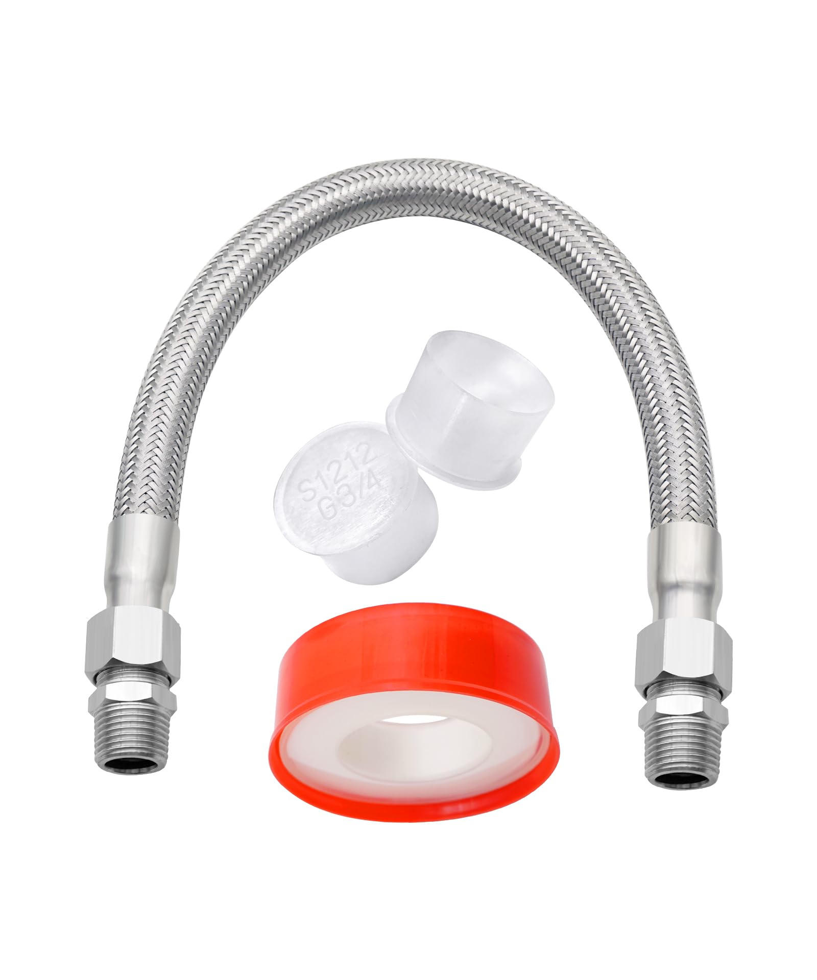 Industrial Grade Compressor Jumper hose,With 3/4" NPT Male 15" Length ...