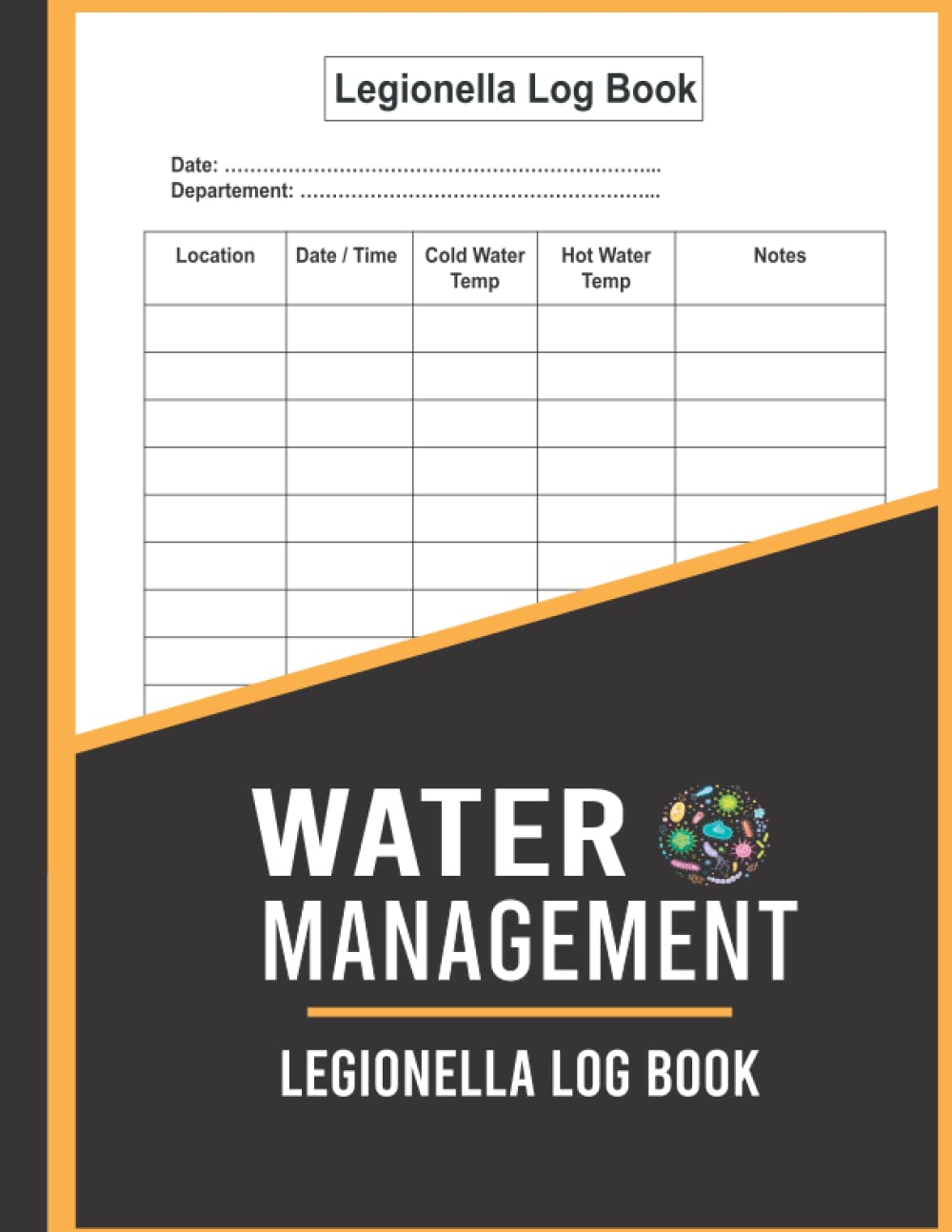 Buy Water Management Legionella Log Book: Management of Legionella in ...