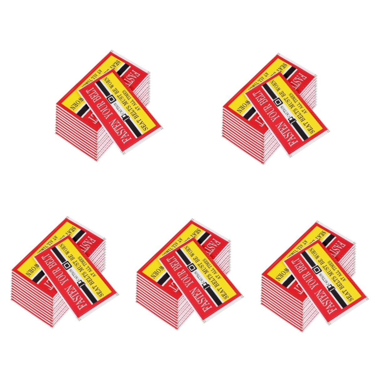 Amazon.com: HOODANCOS 150 Pcs Sticker Fasten Your Belt Stickers -up ...