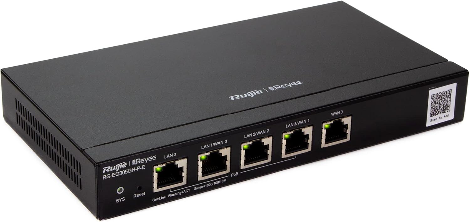 Amazon.com: Ruijie Router PoE gestionado en la nube de alto rendimiento ...