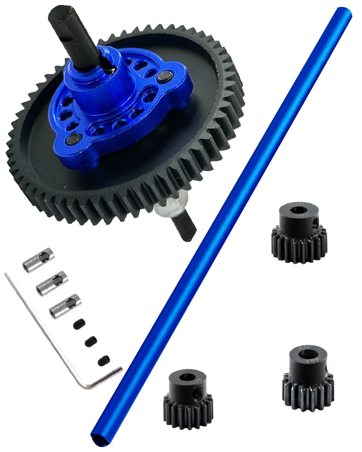 Amazon.com: hopsupRC Upgrades Part for 1/10 Slash 4X4/Slash 4X4 VXL,Metal Slipper Clutch ...