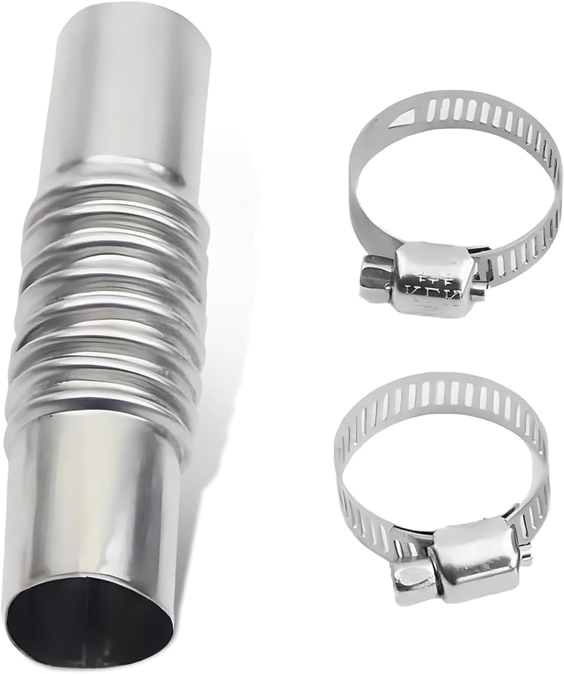 Amazon.com: Zikefest Car Exhaust Pipe Connector Kit, Stainless Steel ...