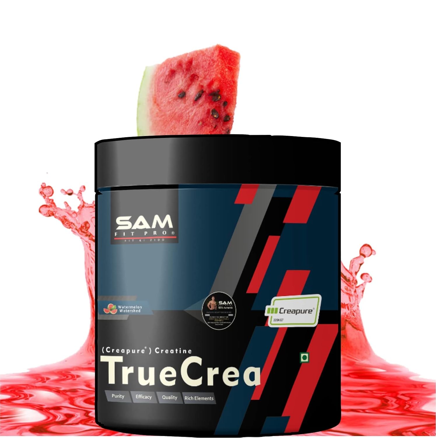 SamFit Pro Truecrea Creapure Creatine Watermelon flavoured (100g ...