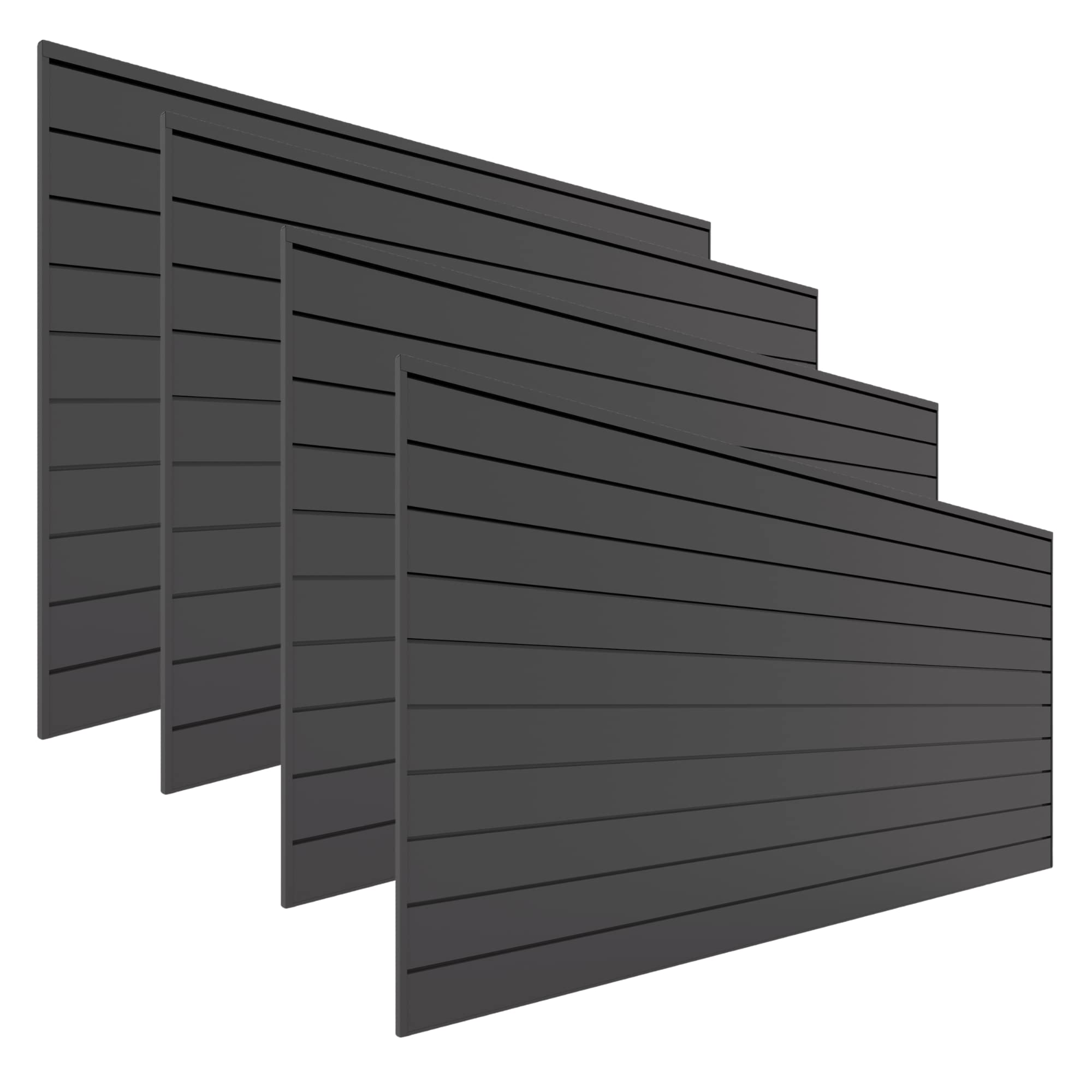 Buy PROSLAT Garage Storage PVC Slatwall Panels - 4 Packs of 8 ft. x 4 ...