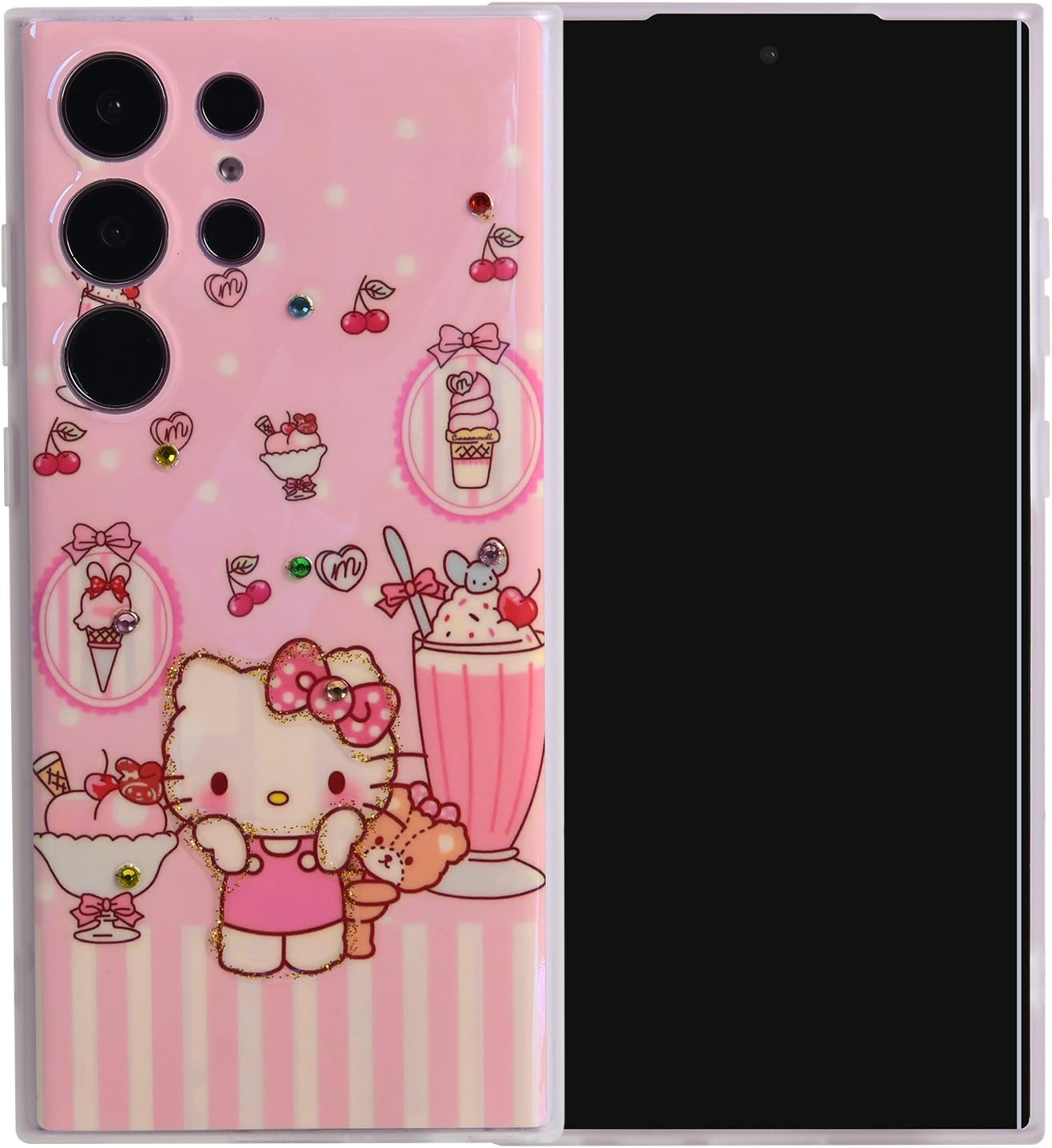 Amazon.com: QAOMECABNH Cartoon Case for S22 Ultra, 3D Cute Cartoon ...