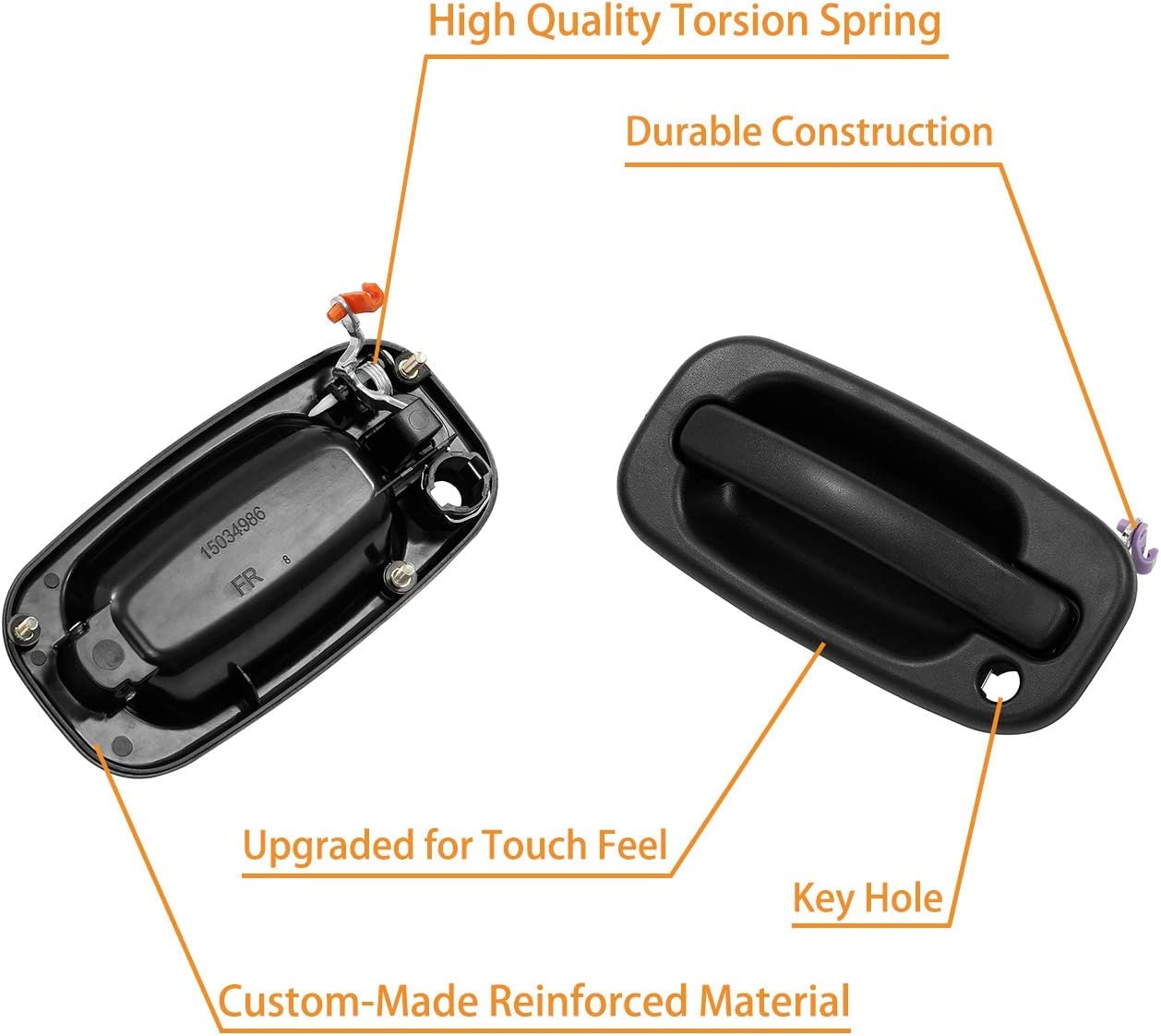 Snapklik.com : Exterior Door Handle, Compatible
