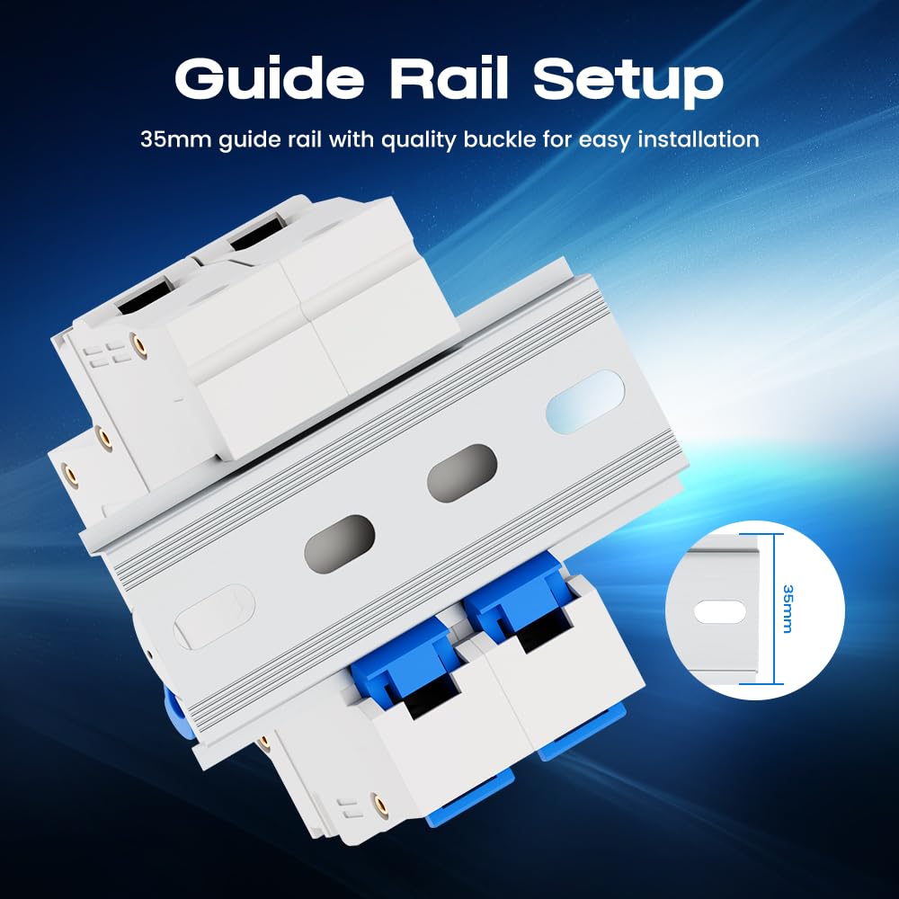 Snapklik.com : AC Miniature Circuit Breaker, 120V/240V 2 Pole 50 Amp ...