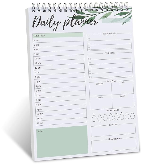 Buy To Do List Notepad - Undated Daily Planner To Do List Pad with ...