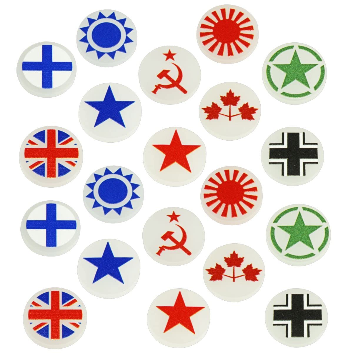 Amazon.com: LITKO World War Two Miniature Wargame Tokens | Winter War ...