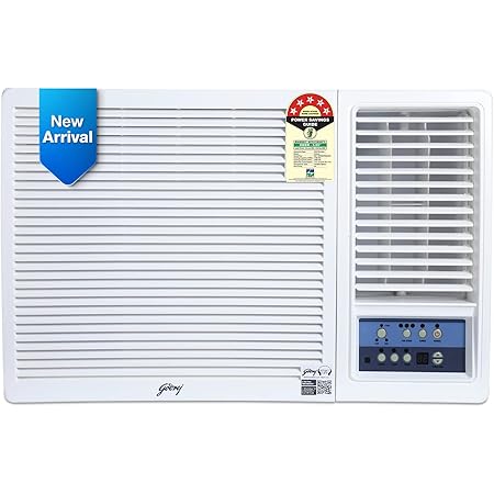 Carrier 1.5 Ton 5 Star inverter Window AC (Copper, 2023 Model, White ...