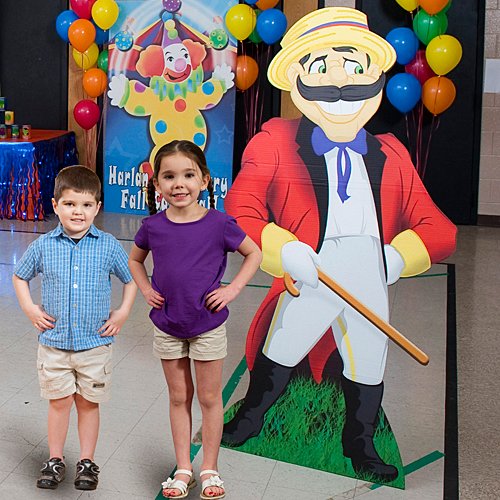 Carnival Circus Announcer Standee Standup Photo Booth Prop Background ...
