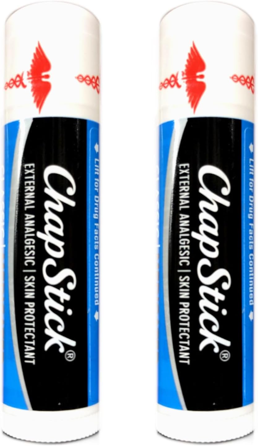 Amazon.com : ChapStick Classic Medicated Lip Balm 3-Pack – External ...