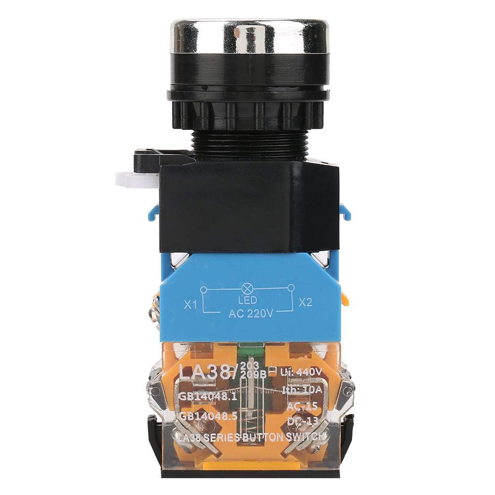 Push Button Switch Self Locking Push Button Switch, LED Latching ...