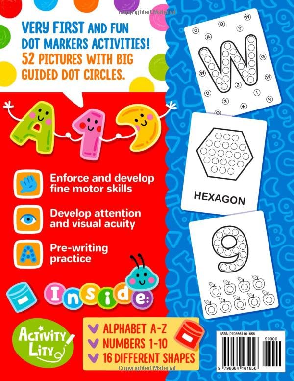 Snapklik.com : Dot Markers Activity Book: Learn The Alphabet A To Z