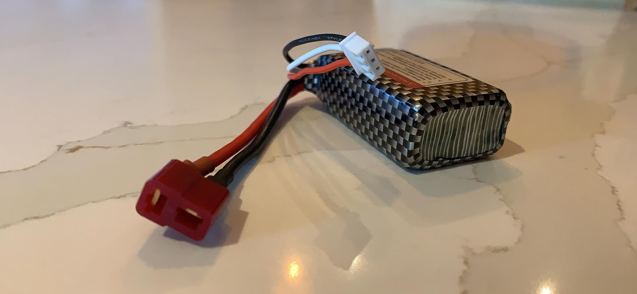 DEERC Original 7.4V 1200 mAh Battery and Charger for 300E Brushless ...