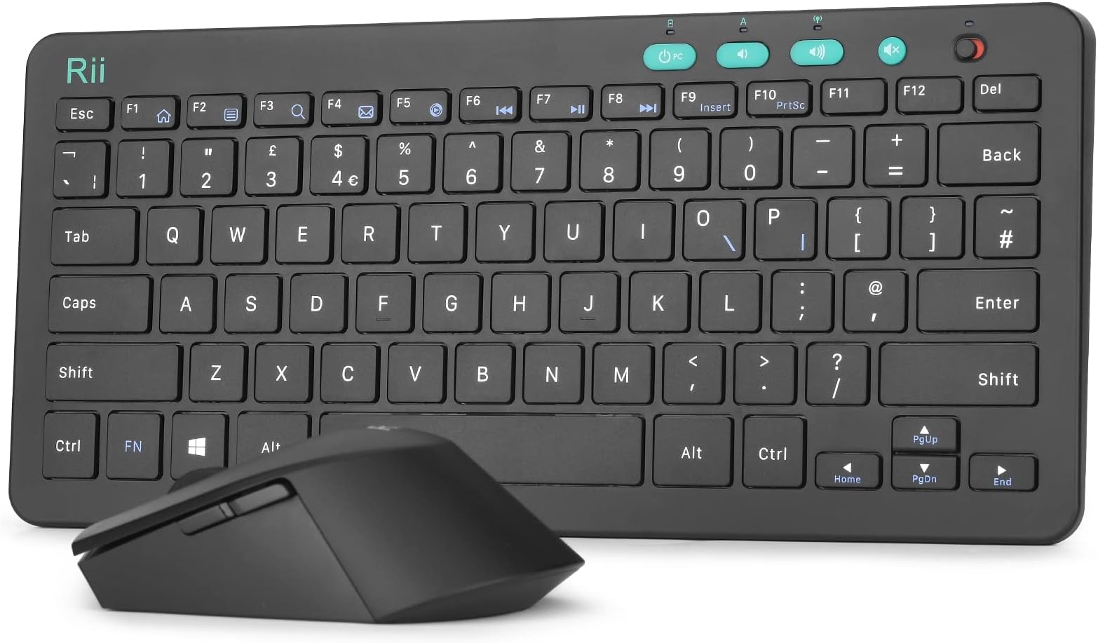Wireless Keyboard and Mouse Set, Keyboard and Mouse with Ultra-slim ...