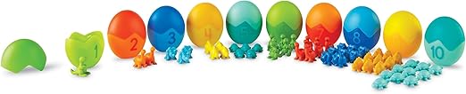 Amazon.com: Learning Resources Counting Dino-Sorters Math Activity Set ...
