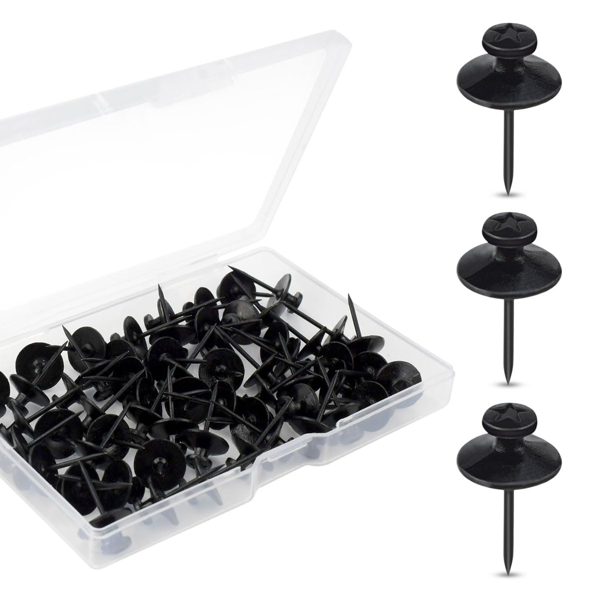 30 Pieces Double Headed Picture Hangers Nails Picture Hanging Tacks for ...