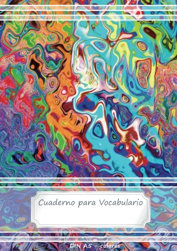 Cuaderno para Vocabulario DIN A5 - colores: 2 columnas, 70 páginas, 21 ...